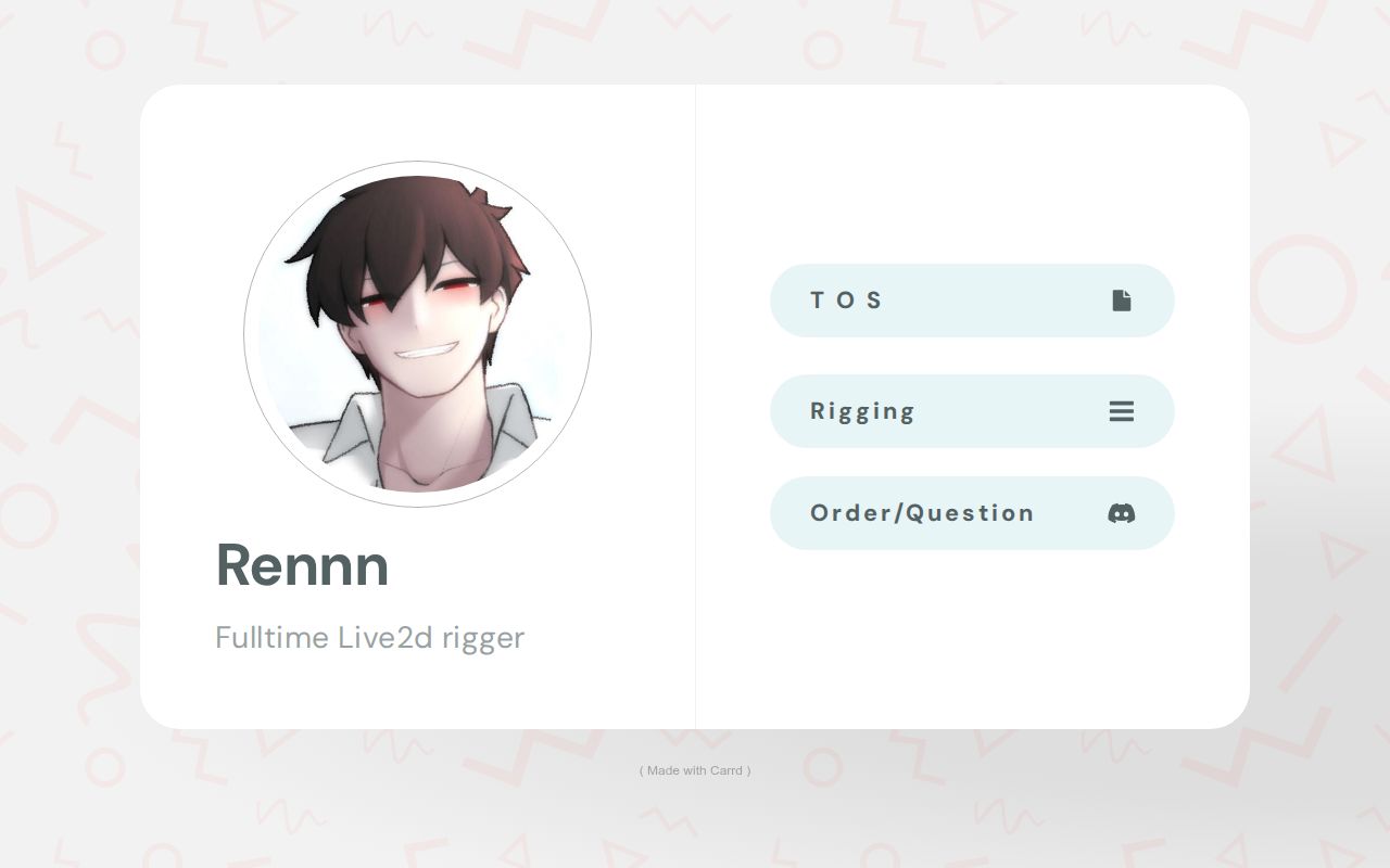Ren Live2d Rigging Commission